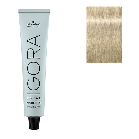 Coloration permanente Igora Royal 10-1 blond très très clair cendré ...