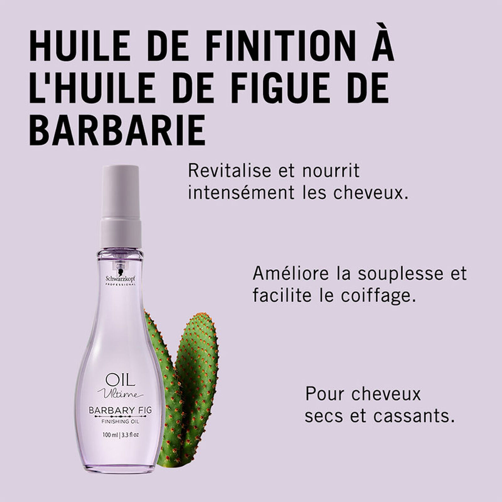Huile de finition Barbary Fig pour cheveux secs et cassants ...