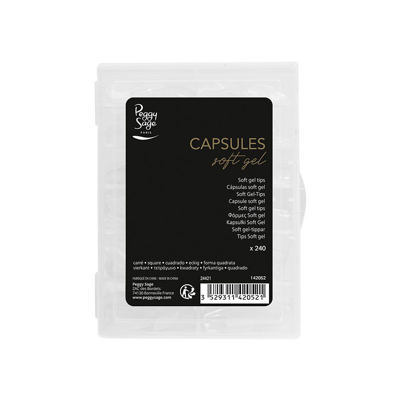 Capsules Soft Gel technique Américaine carré | laboutiqueducoiffeur.com
