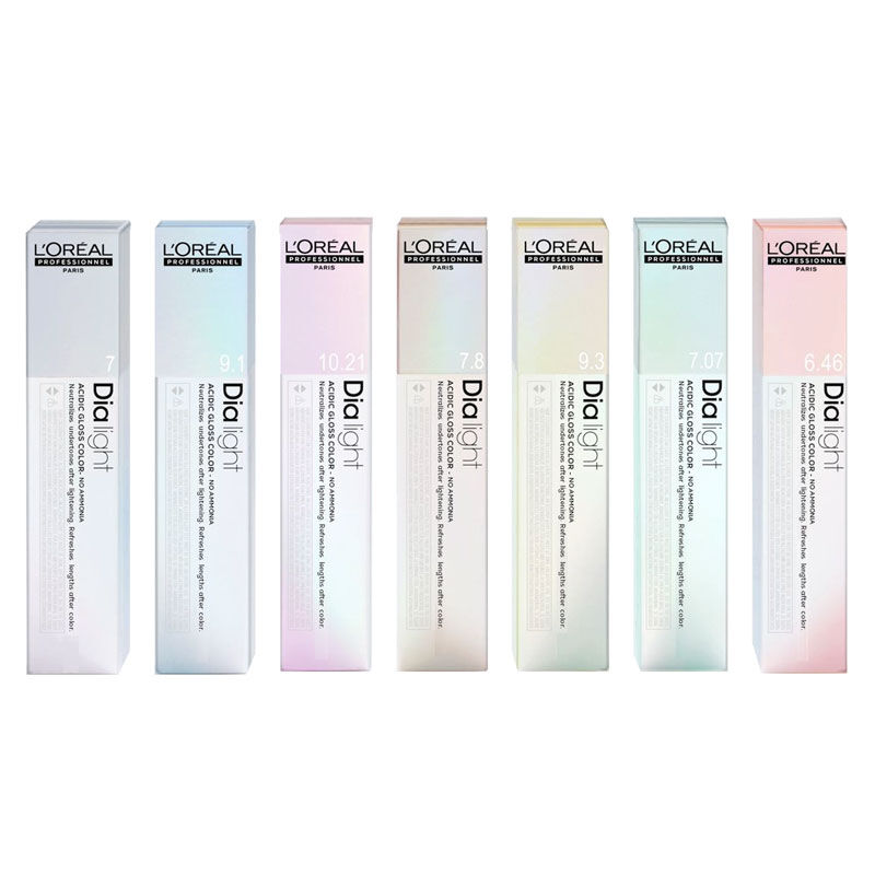 Coloration ton sur ton Dialight Acidic Gloss Color 5.66 châtain clair ...