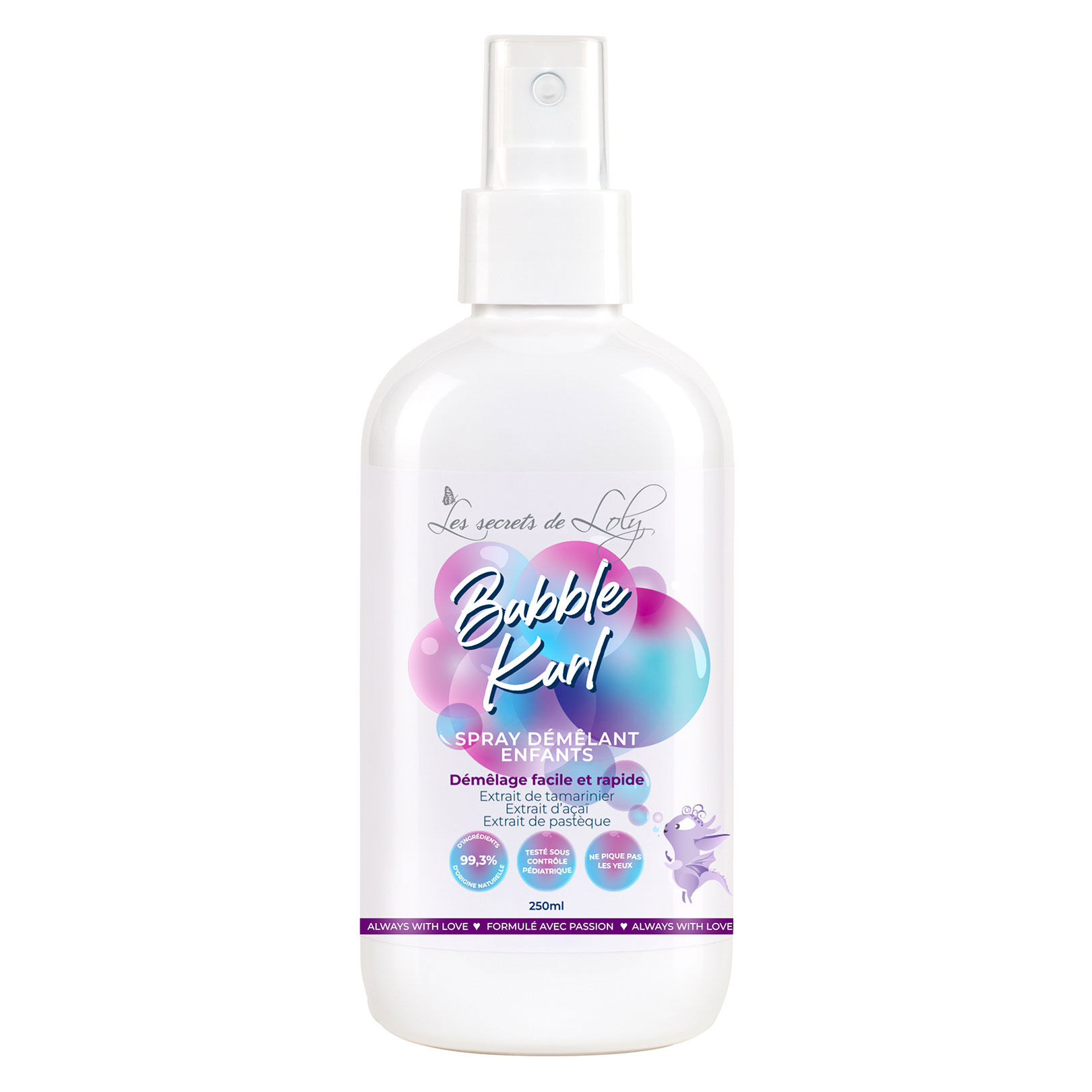 Spray démêlant enfant Bubble Kurl | laboutiqueducoiffeur.com