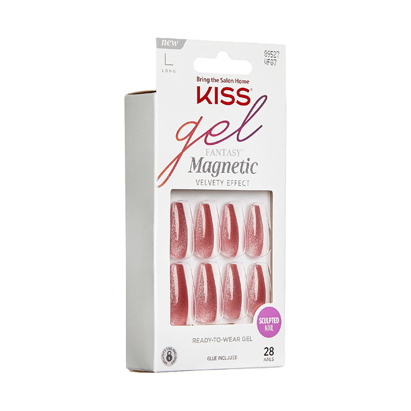 Faux ongles Gel Fantasy Long magnetic velvety effect west coat ...