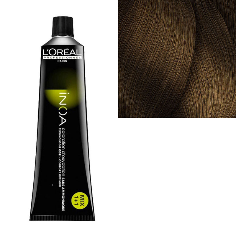 Inoa Coloration sans ammoniaque 6.3 blond foncé doré fondamentale ...