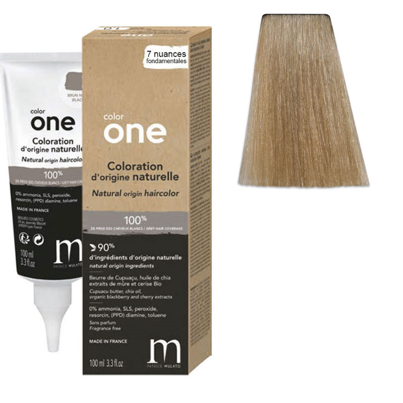 Coloration naturelle Color One Fondamentale 8.0 blond clair ...