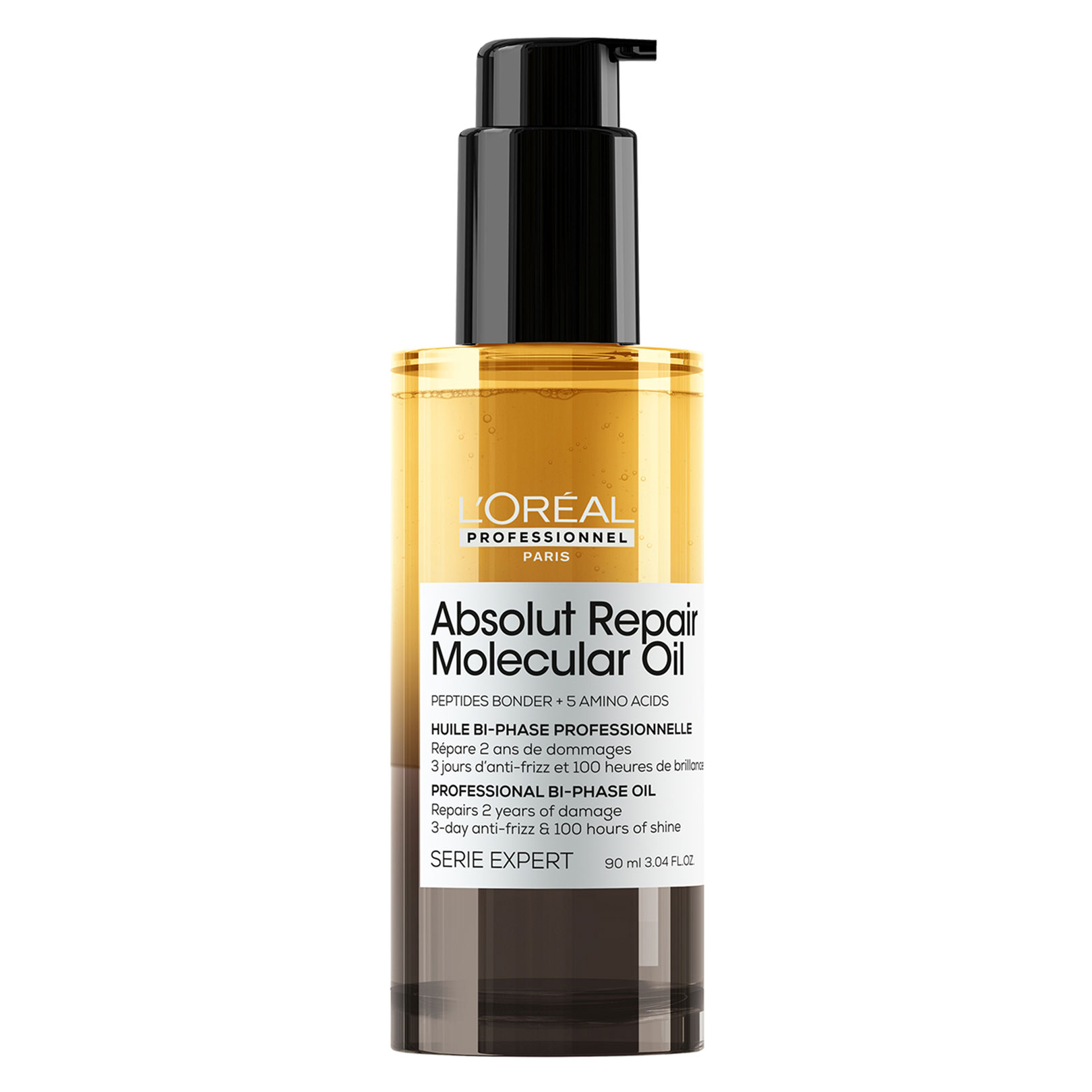 Huile bi-phase Absolut Repair Molecular 90 ml | laboutiqueducoiffeur.com