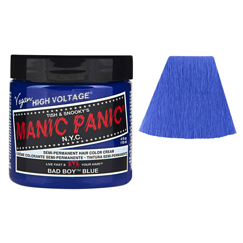 Coloration semi-permanente Manic Panic bad boy blue ...