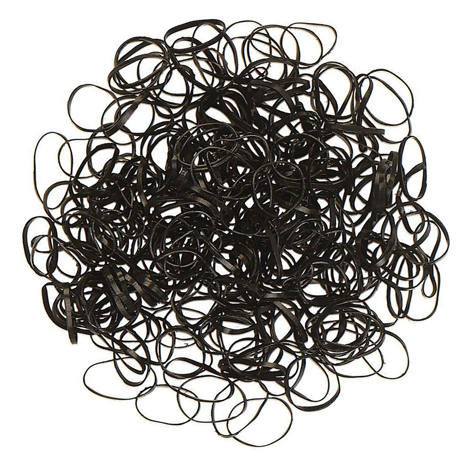 Mini élastiques silicone noirs | laboutiqueducoiffeur.com