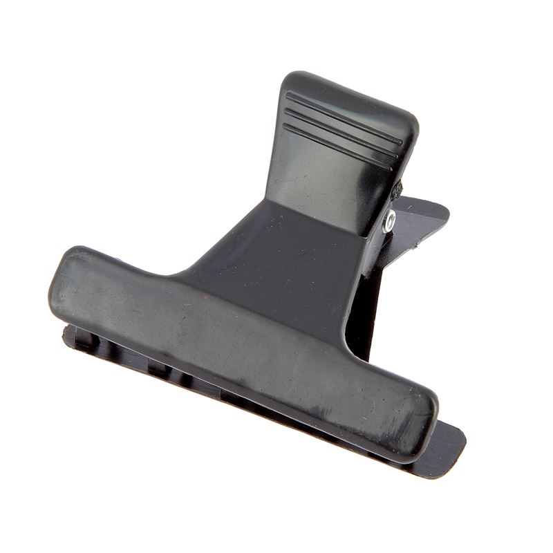 Pince croco simple noire 5,5cm | laboutiqueducoiffeur.com