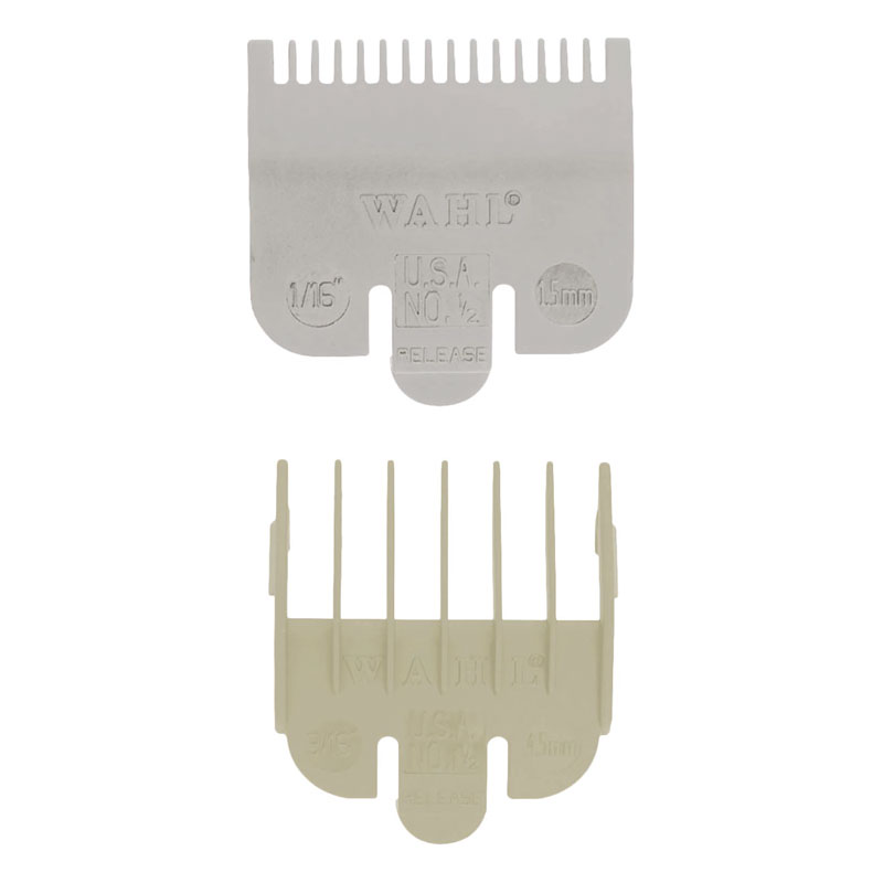 Guide de coupe pour tondeuses de coupe n° 0.5 / 1.5mm + n°1.5 / 4.5mm ...