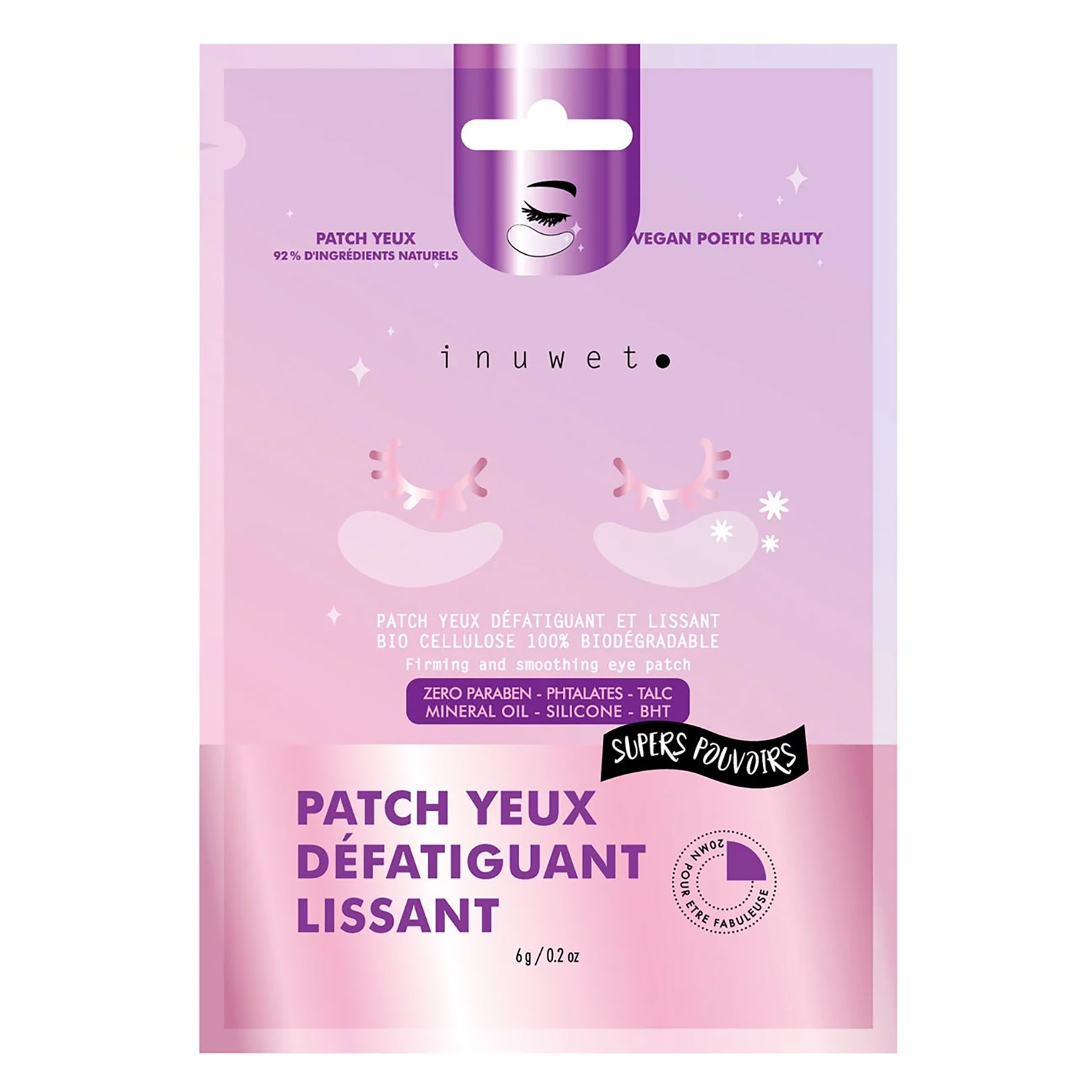 Patch yeux défatiguant & lissant | laboutiqueducoiffeur.com