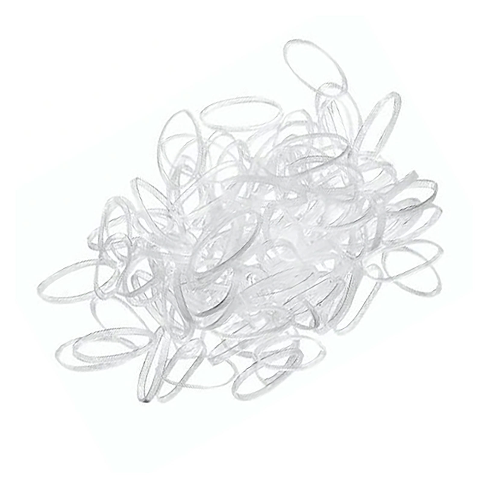 Mini élastiques silicone transparents | laboutiqueducoiffeur.com