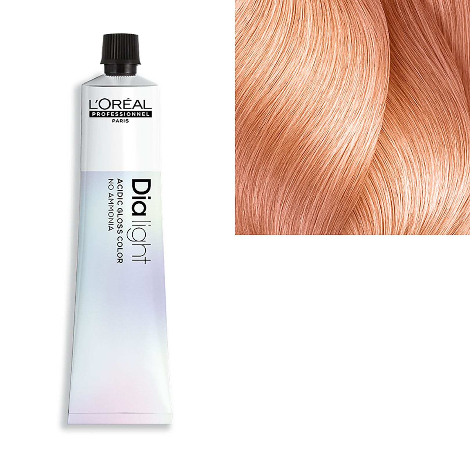 Coloration ton sur ton Dialight 10.24 milkshake irisé cuivré ...