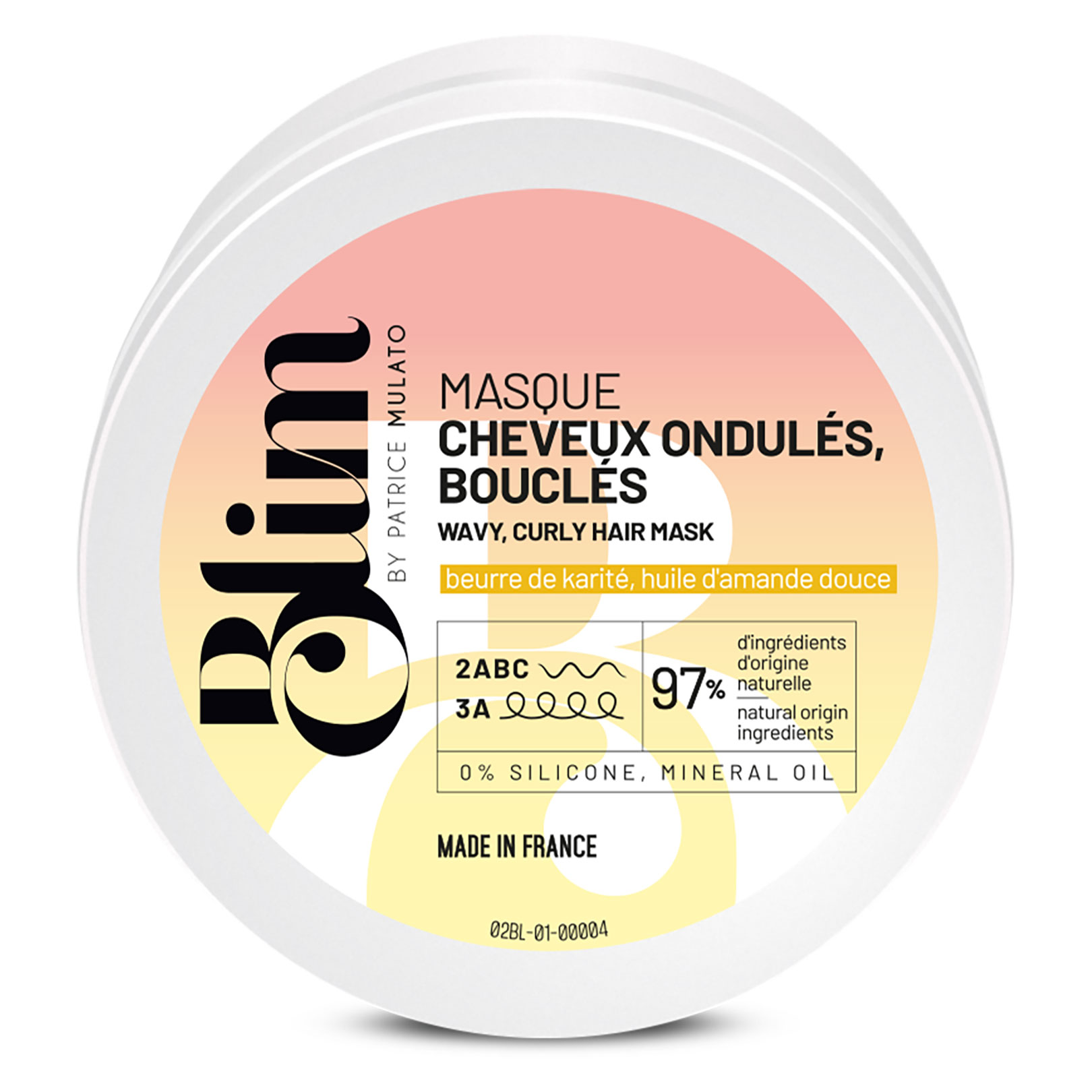 Masque cheveux ondulés, bouclés Blim 50 ml | laboutiqueducoiffeur.com