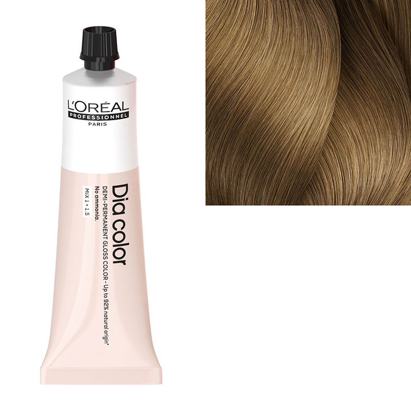Coloration ton sur ton Dia Color 8.31 blond clair doré cendré ...